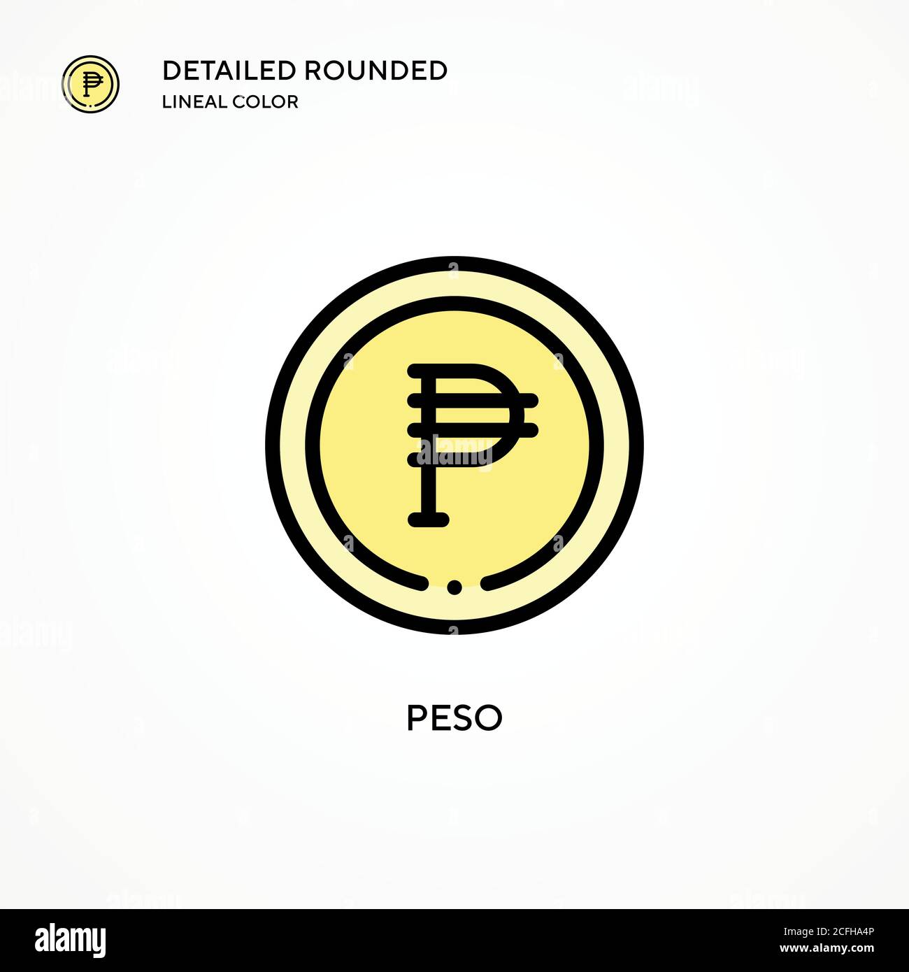 Peso mexicano Stock Vector Images - Alamy