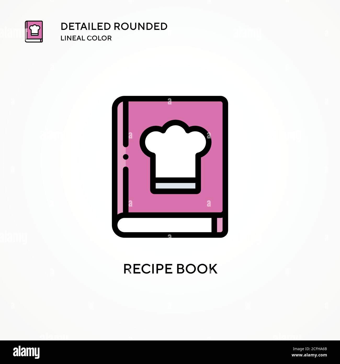 Recipe book vector icon. Modern vector illustration concepts. Easy to ...