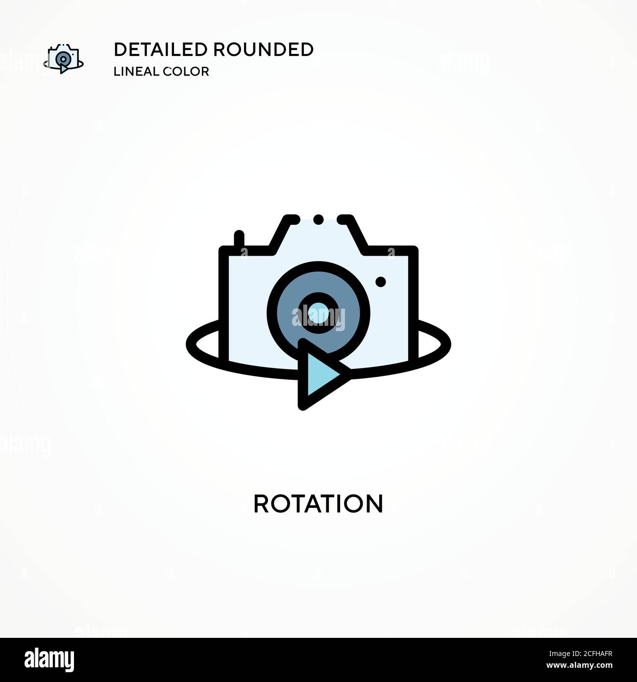 Rotation vector icon. Modern vector illustration concepts. Easy to edit ...