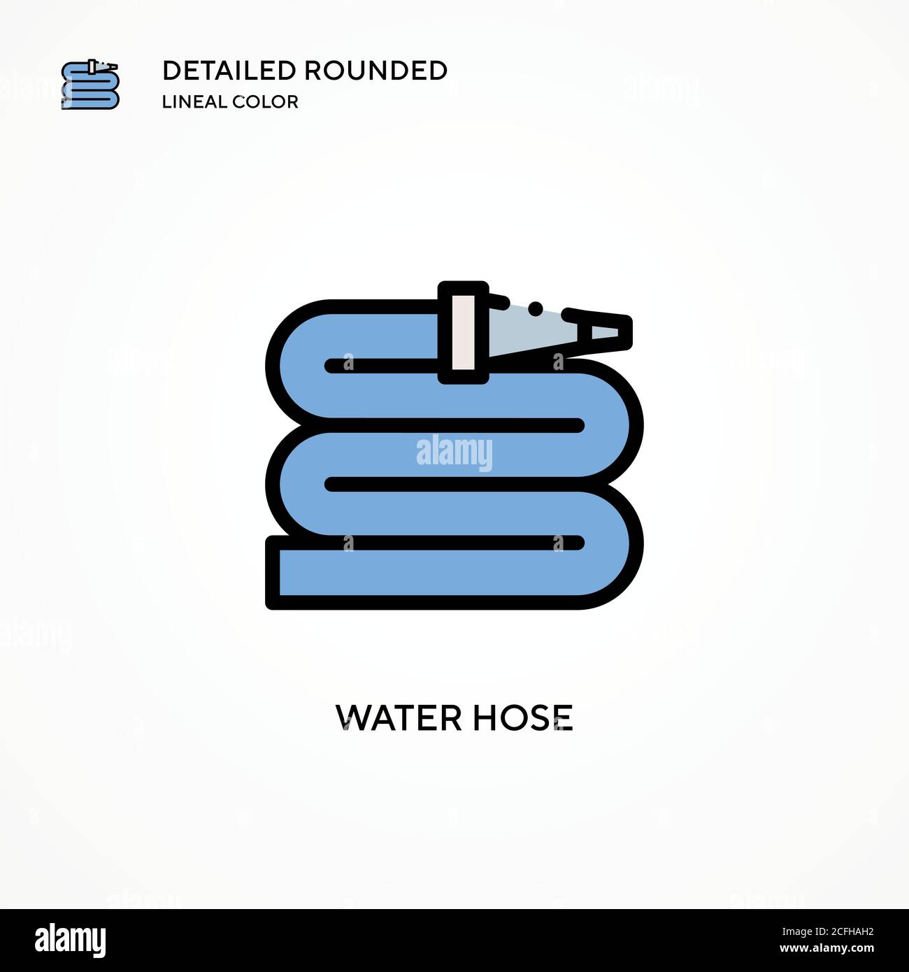 Water hose vector icon. Modern vector illustration concepts. Easy to ...