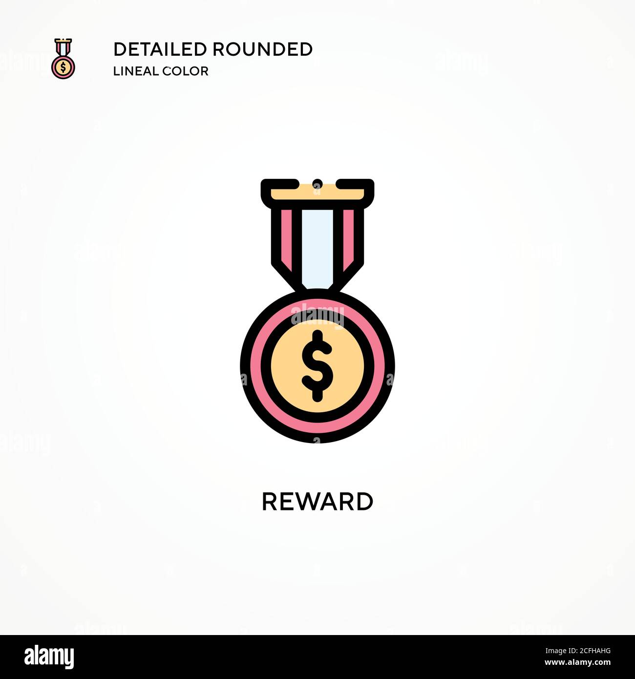 Reward vector icon. Modern vector illustration concepts. Easy to edit ...