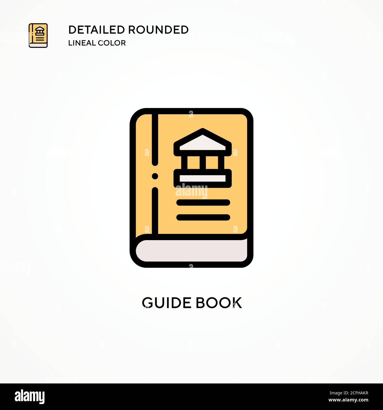 Guide book vector icon. Modern vector illustration concepts. Easy to ...