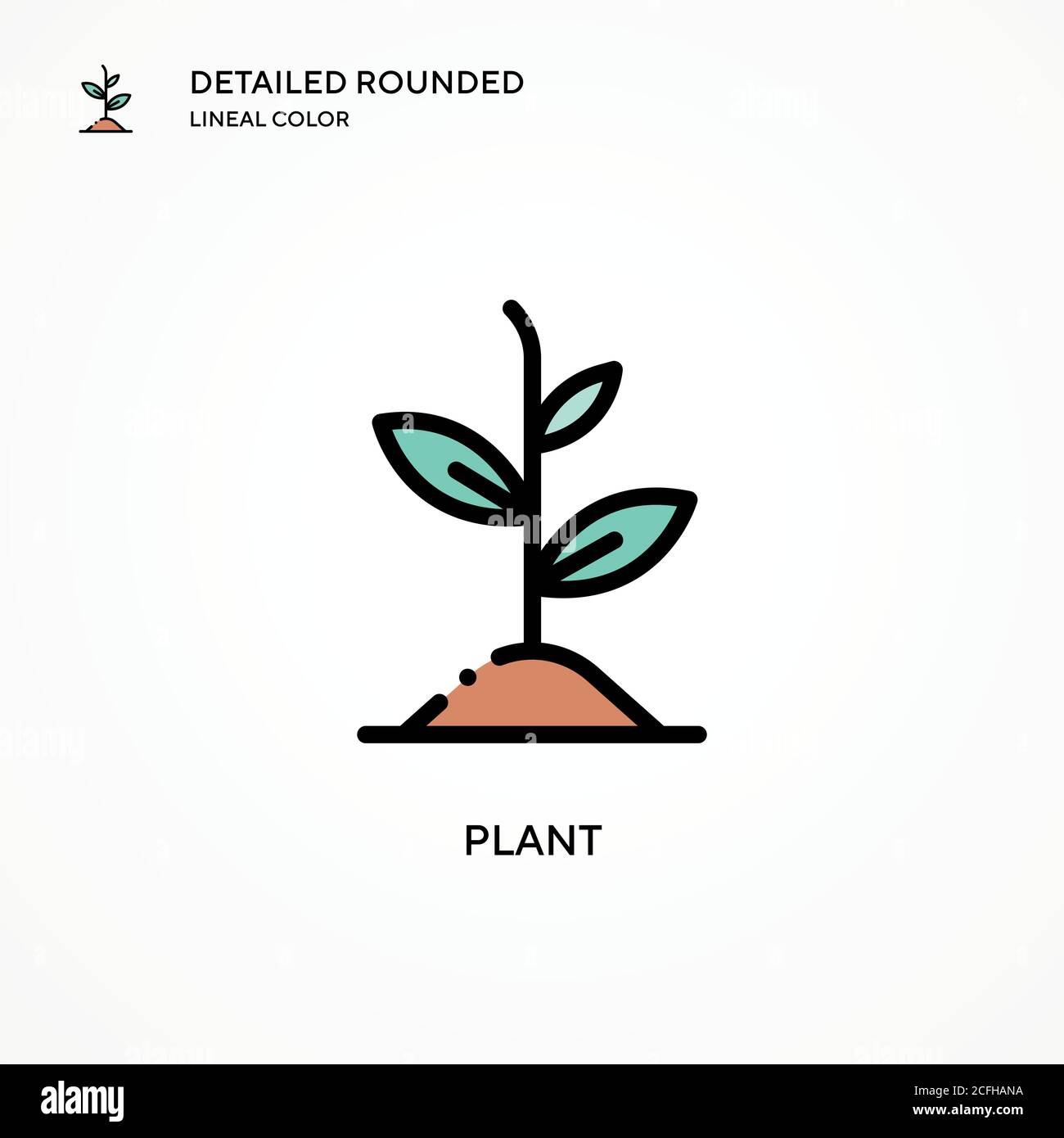Plant vector icon. Modern vector illustration concepts. Easy to edit ...