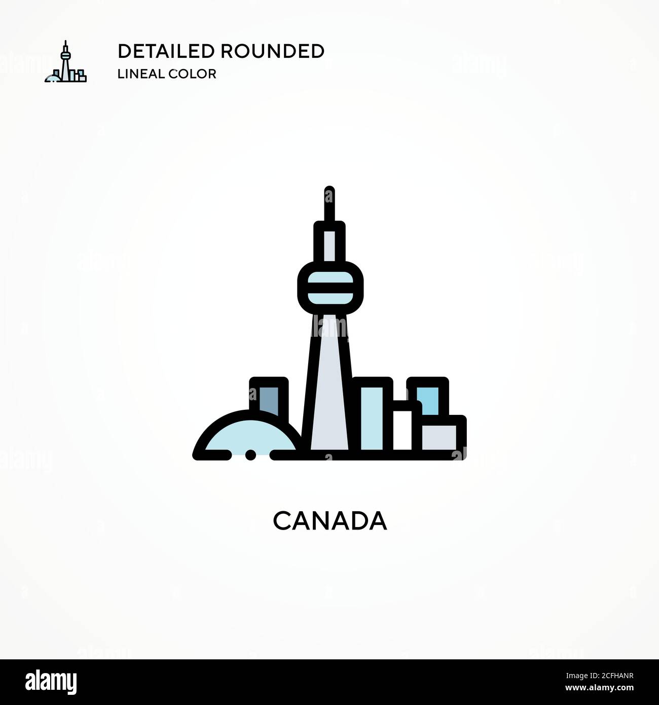 Canada vector icon. Modern vector illustration concepts. Easy to edit ...