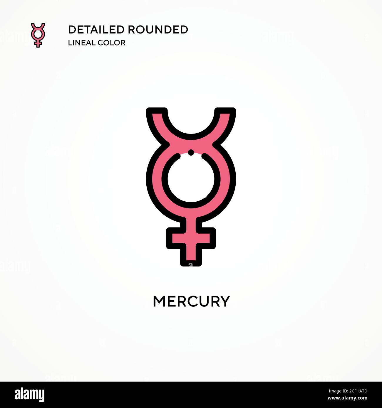 Mercury vector icon. Modern vector illustration concepts. Easy to edit ...