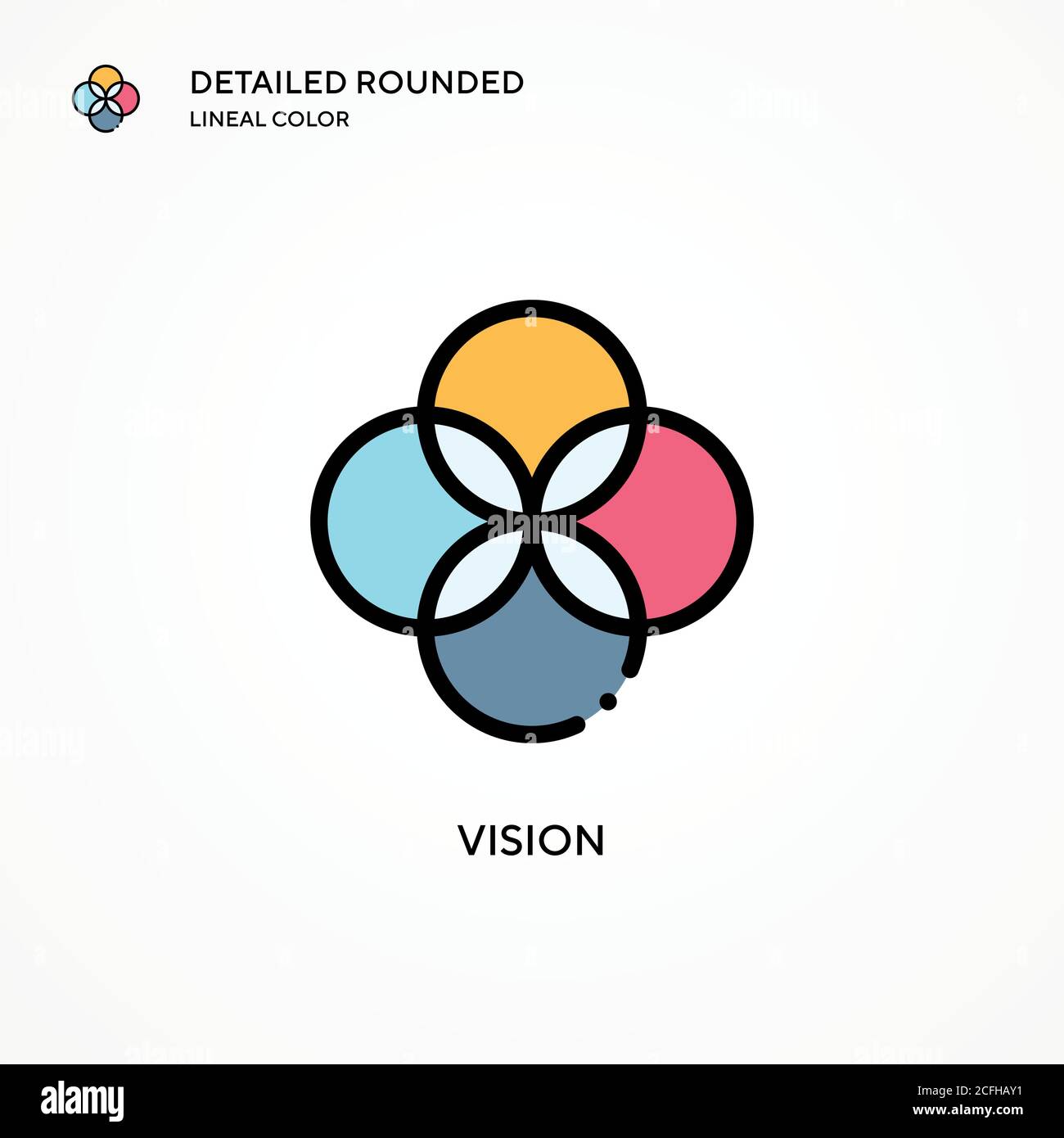 Vision vector icon. Modern vector illustration concepts. Easy to edit ...