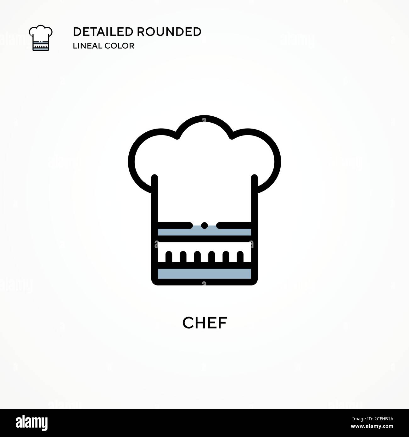 Chef vector icon. Modern vector illustration concepts. Easy to edit and ...