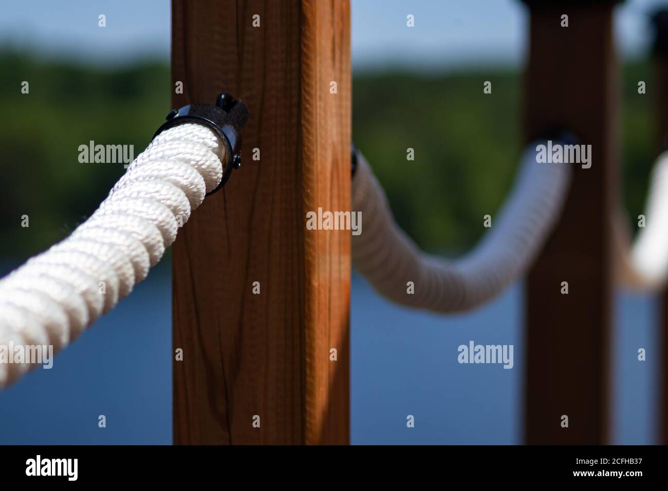 Rope handrail hi-res stock photography and images - Alamy
