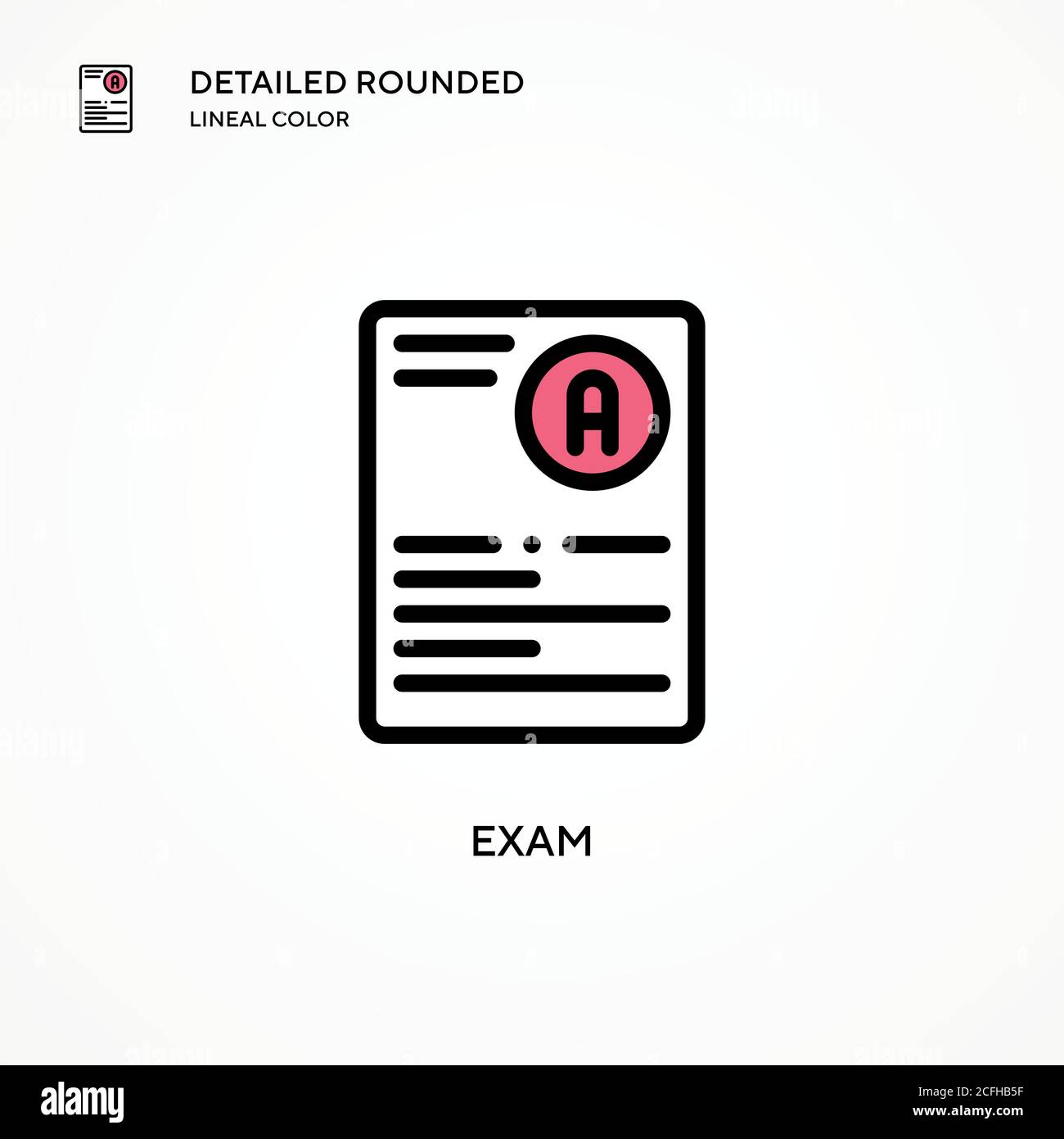 Writing exam school uniform Stock Vector Images - Alamy