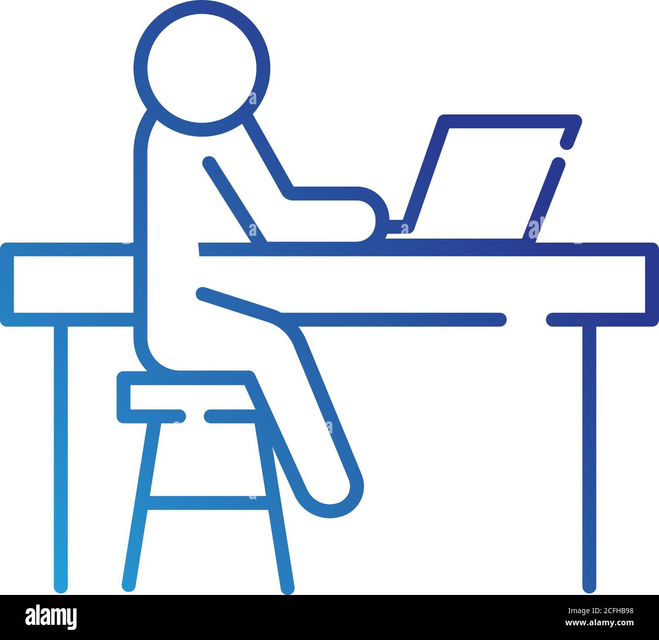 Seated figure in silhouette Stock Vector Images - Alamy