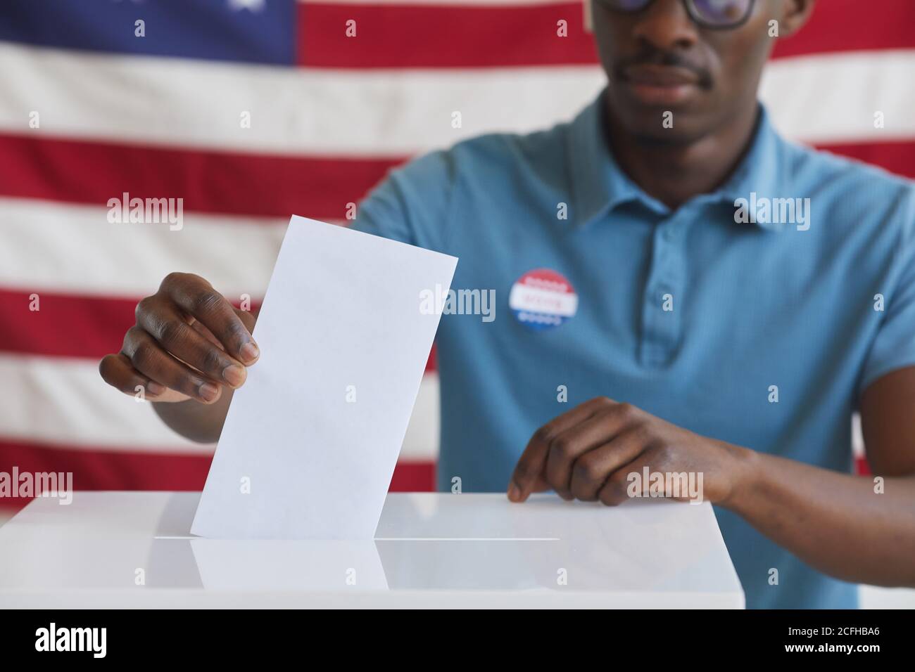 Authority election ballot box voting polling place hi-res stock ...