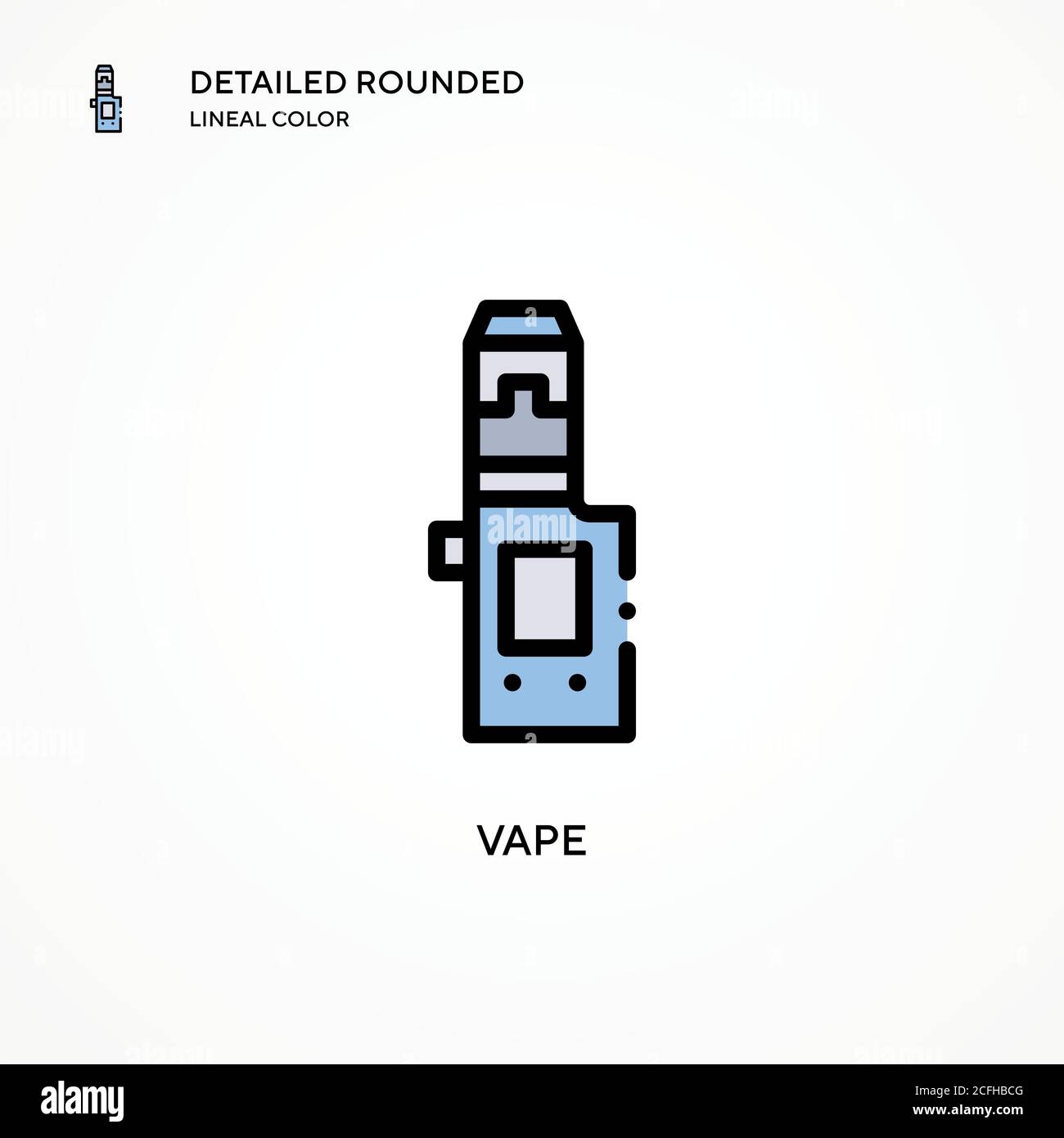 Vape vector icon. Modern vector illustration concepts. Easy to edit and ...