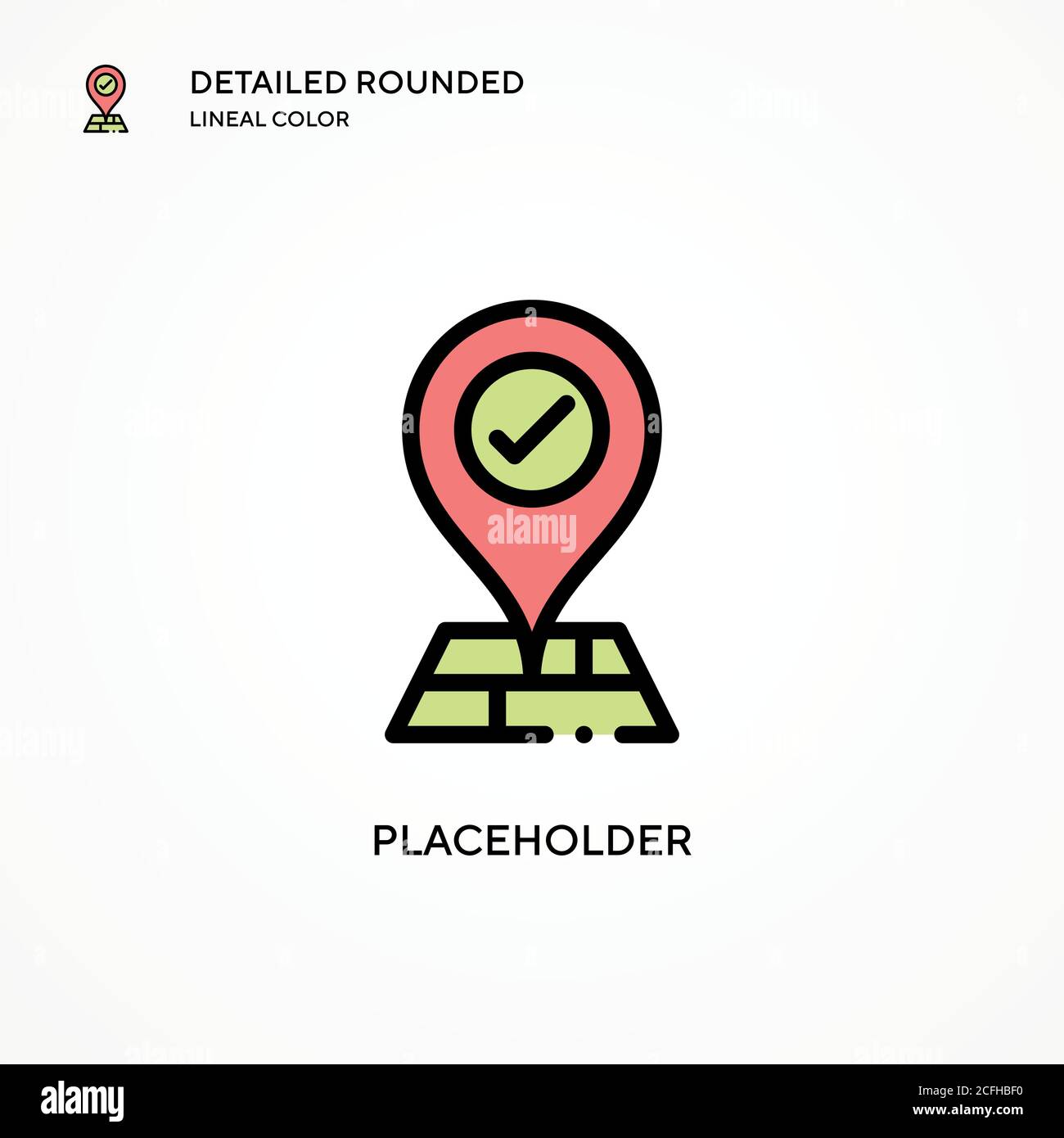 Placeholder vector icon. Modern vector illustration concepts. Easy to ...