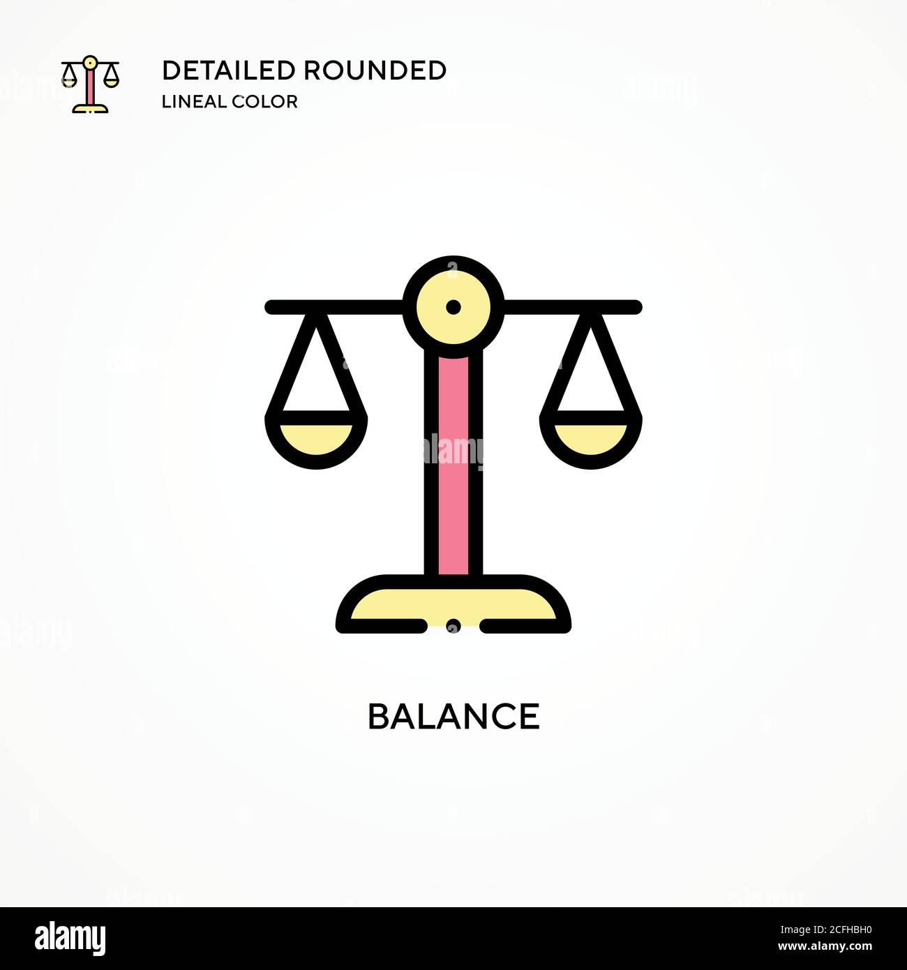 Balance vector icon. Modern vector illustration concepts. Easy to edit ...
