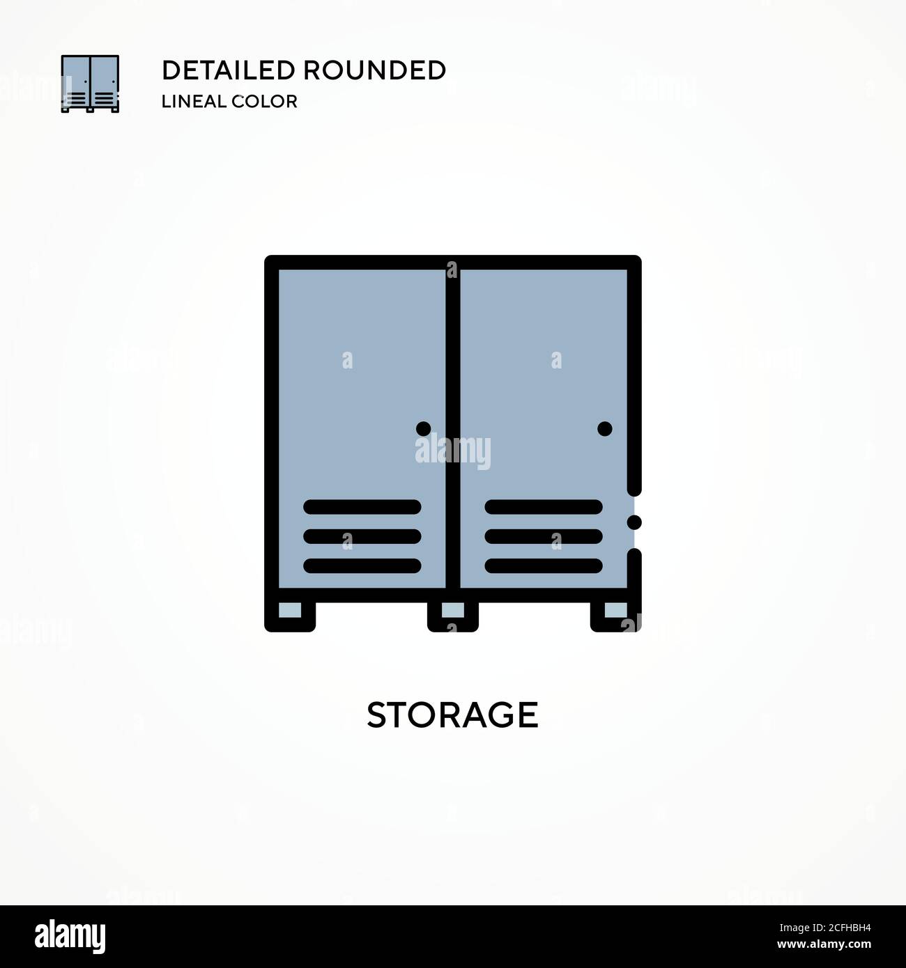 Storage vector icon. Modern vector illustration concepts. Easy to edit ...