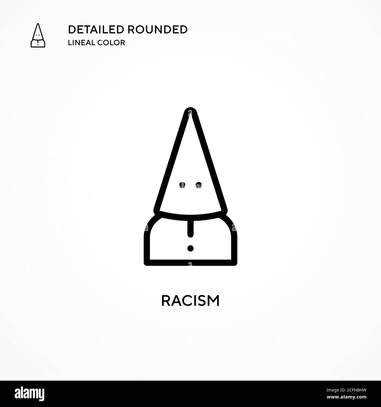 Racism vector icon. Modern vector illustration concepts. Easy to edit ...