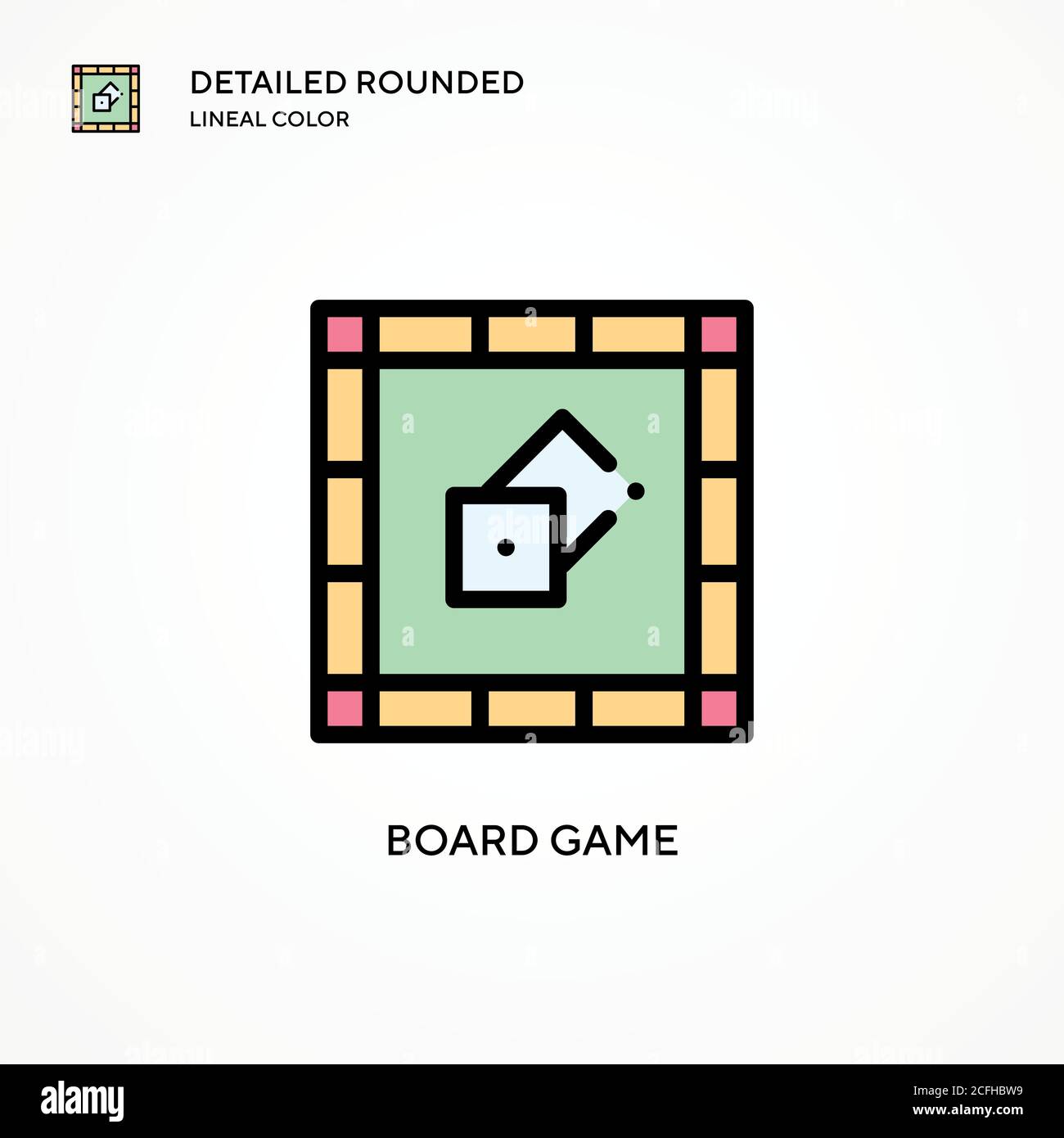 Board game vector icon. Modern vector illustration concepts. Easy to ...