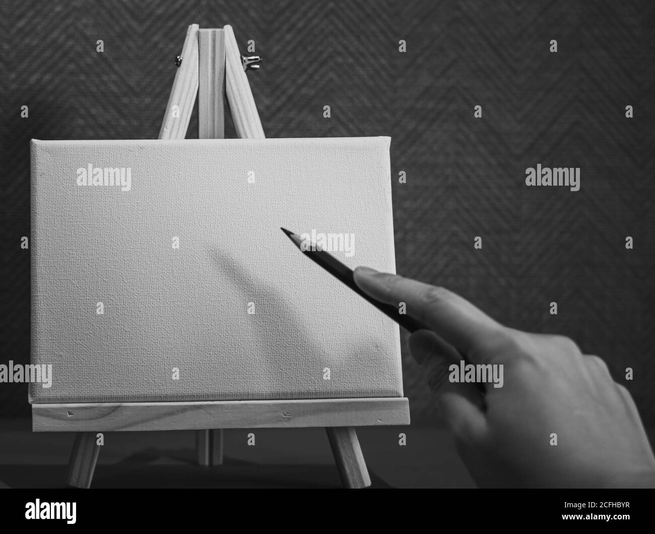 Drawing sketch painting presentation Black and White Stock Photos ...