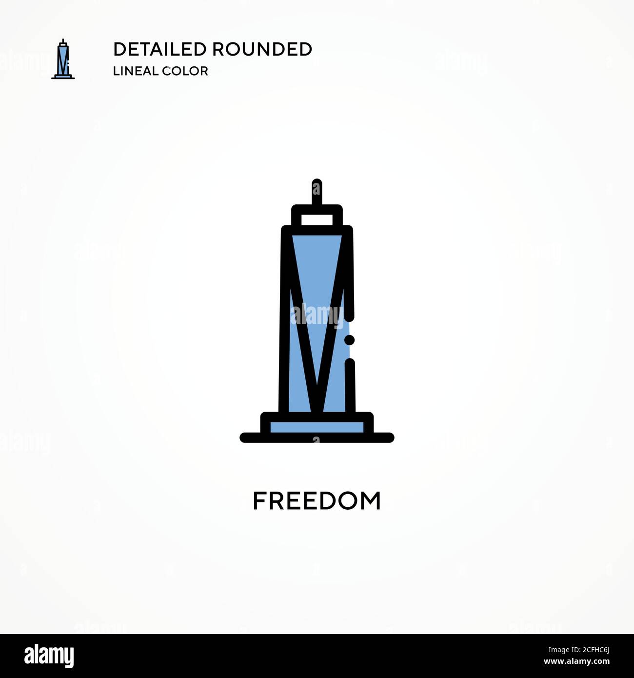 Freedom vector icon. Modern vector illustration concepts. Easy to edit ...