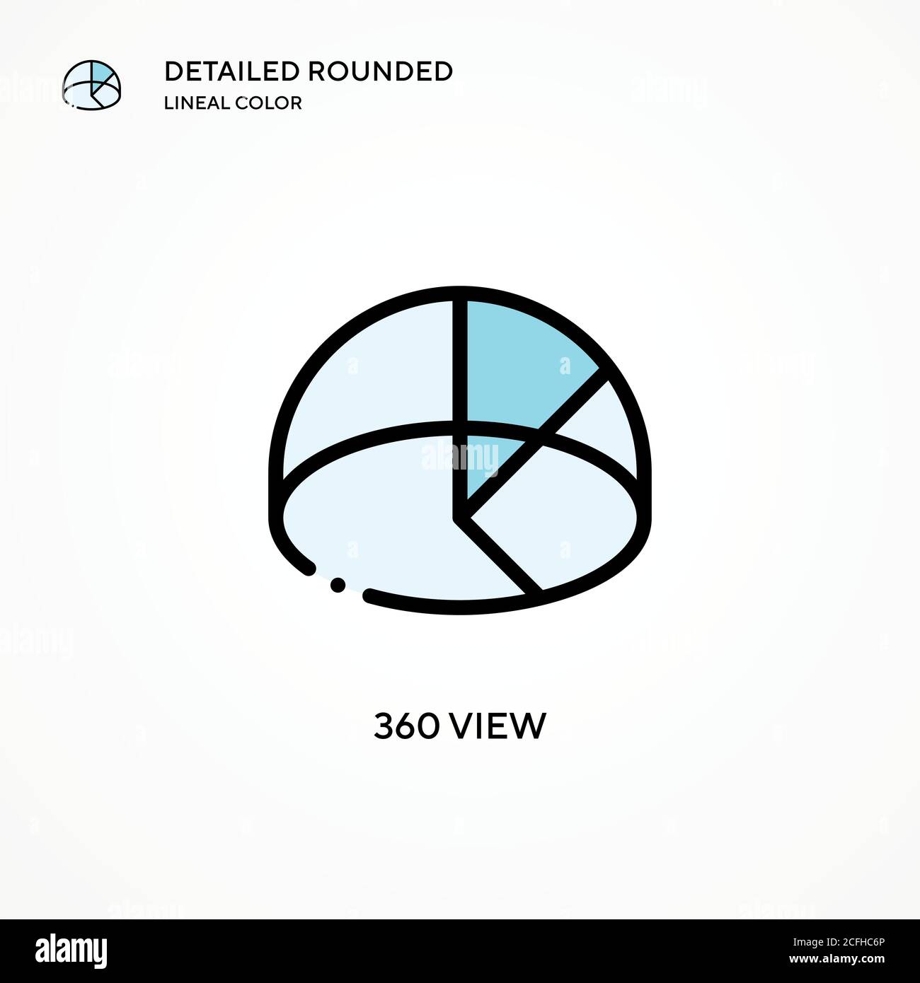 360 view vector icon. Modern vector illustration concepts. Easy to edit ...