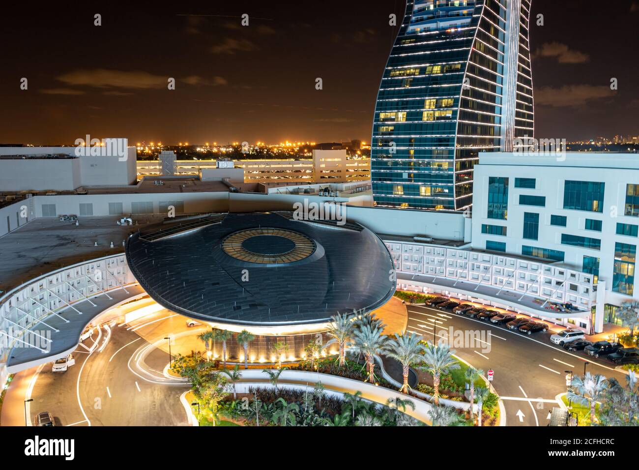 The amazing architecture of the Hard Rock Hotel Stock Photo - Alamy