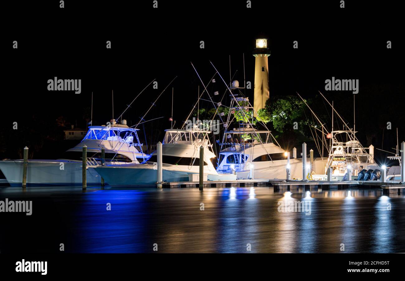 Jupiter inlet boating hi-res stock photography and images - Alamy