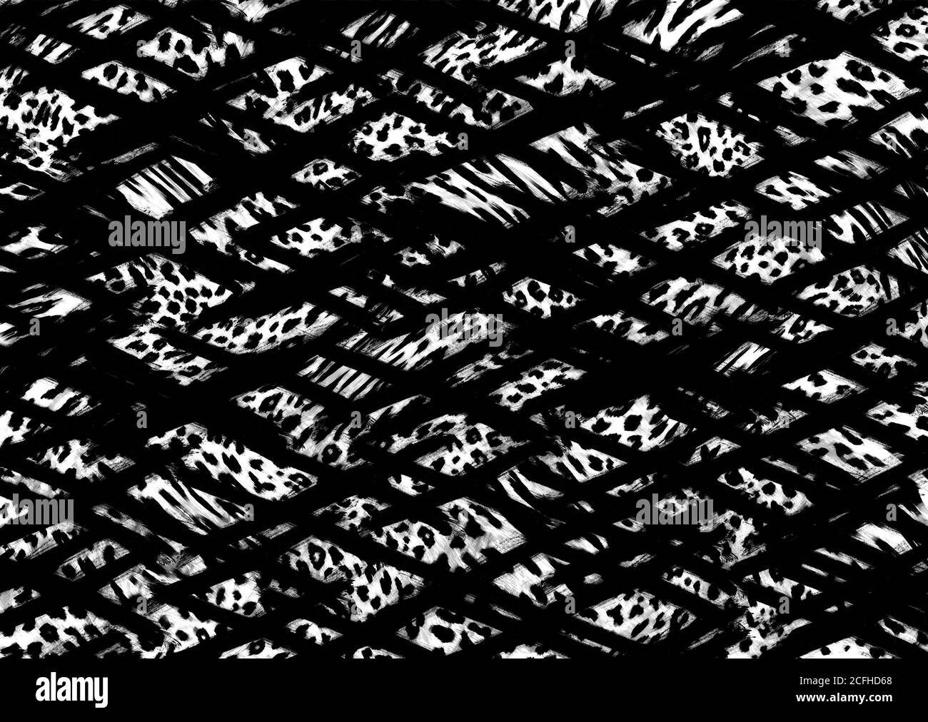 Leopard print detail Black and White Stock Photos & Images - Alamy