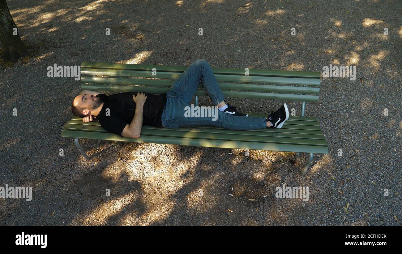 Japanese worker sleep hi-res stock photography and images - Alamy