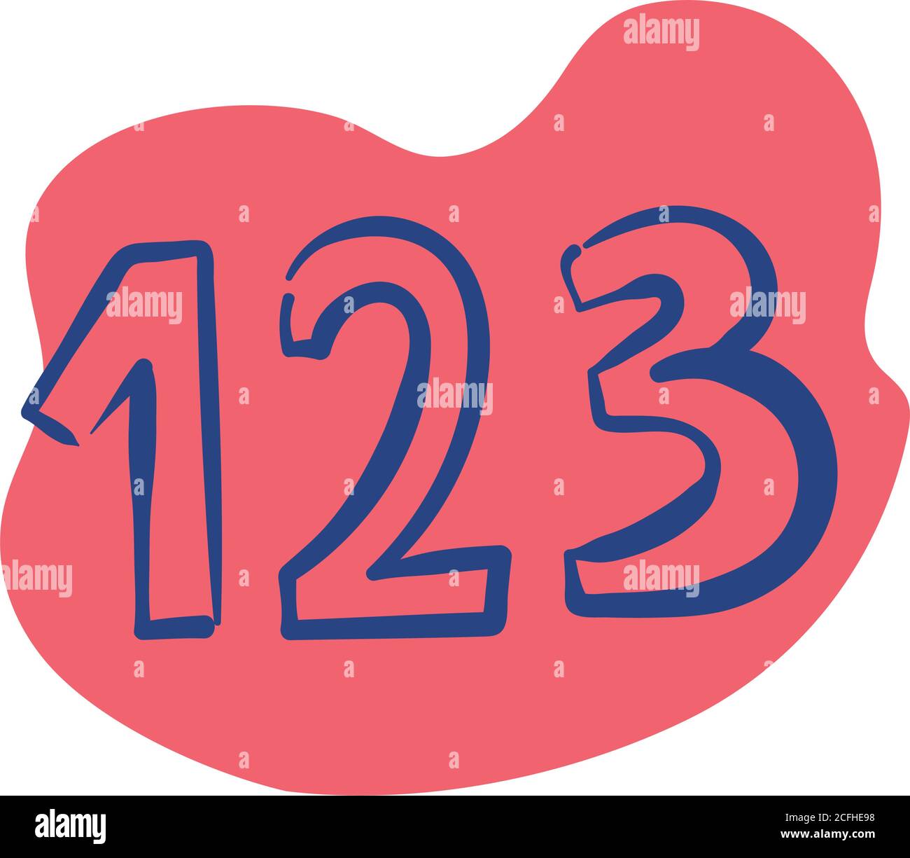 123 numbers abstract background hi-res stock photography and images - Alamy