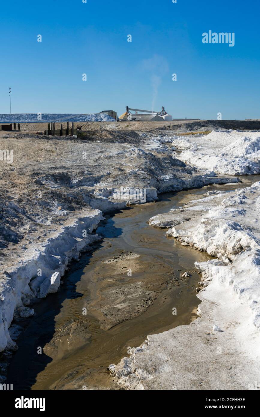 A salt mine near Chaplin, Saskatchewan, Canada Stock Photo - Alamy