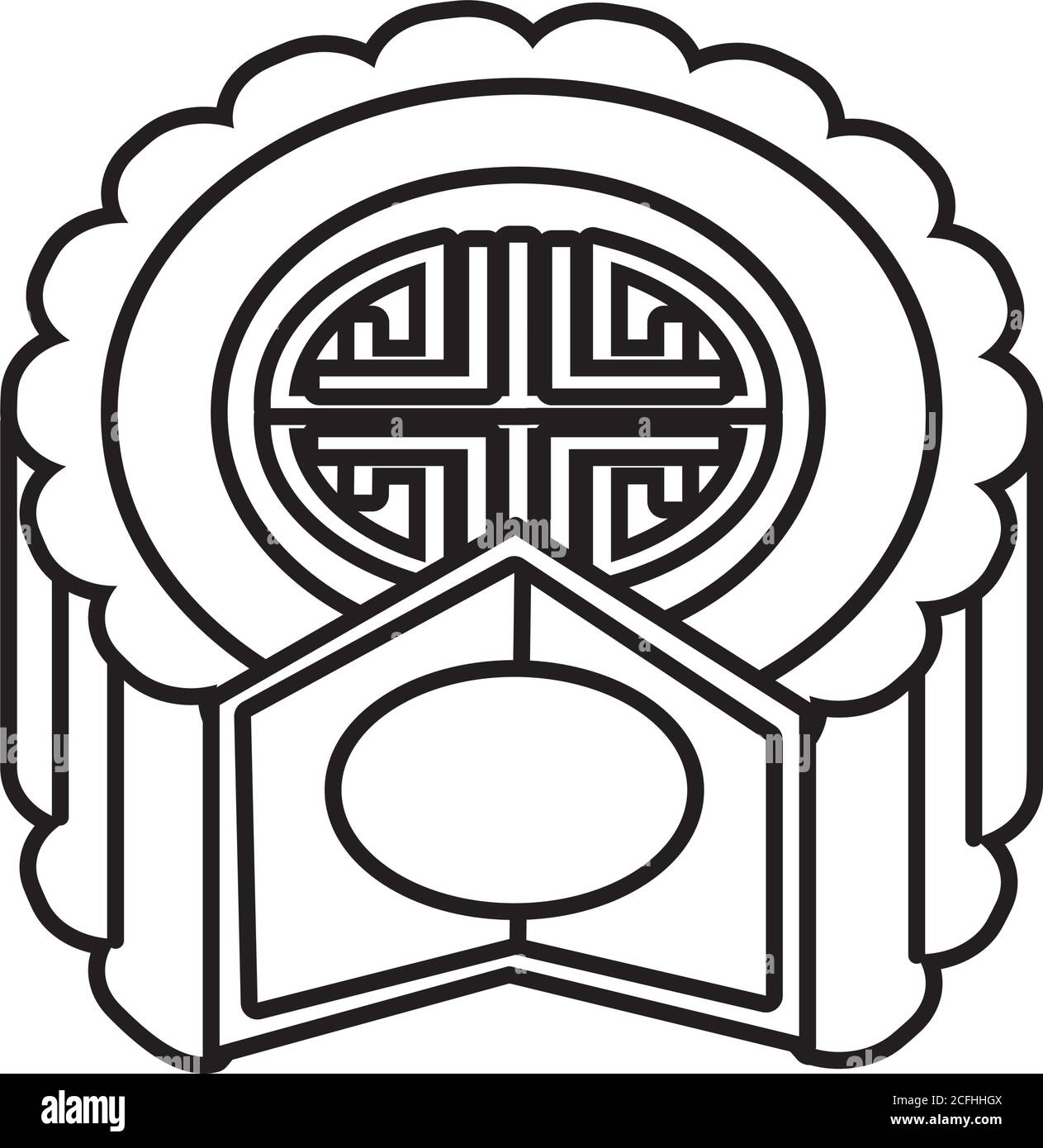 Middle autumn festival Stock Vector Images - Alamy