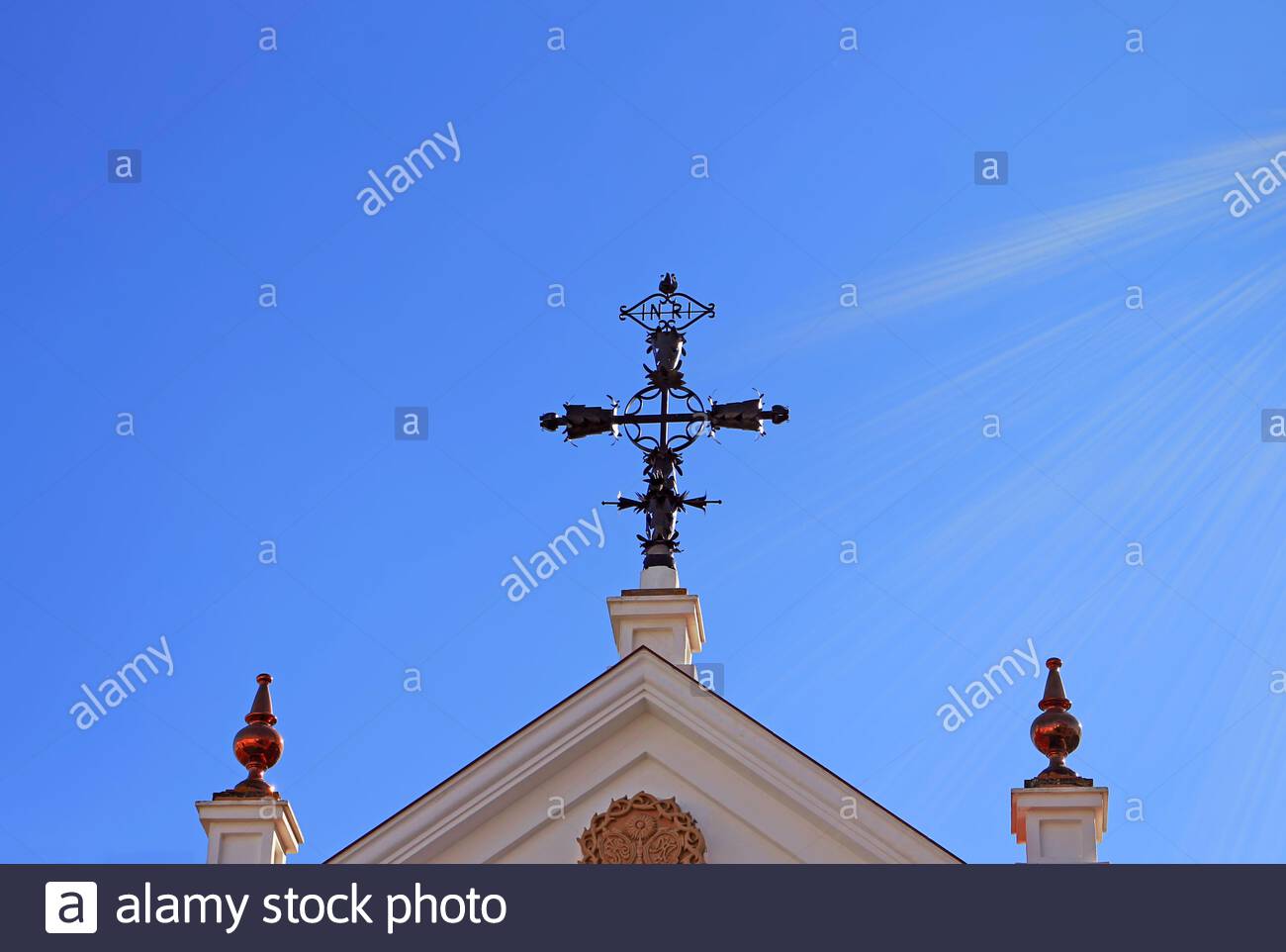 Wrought Iron Cross High Resolution Stock Photography and Images - Alamy