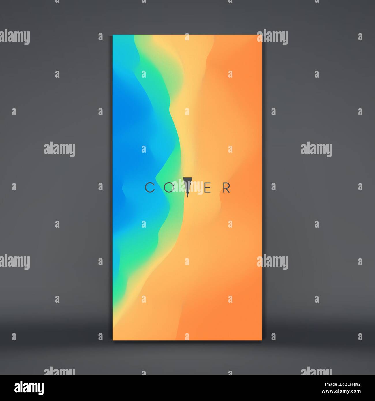 Creative design template with vibrant gradients. 3d vector Illustration ...