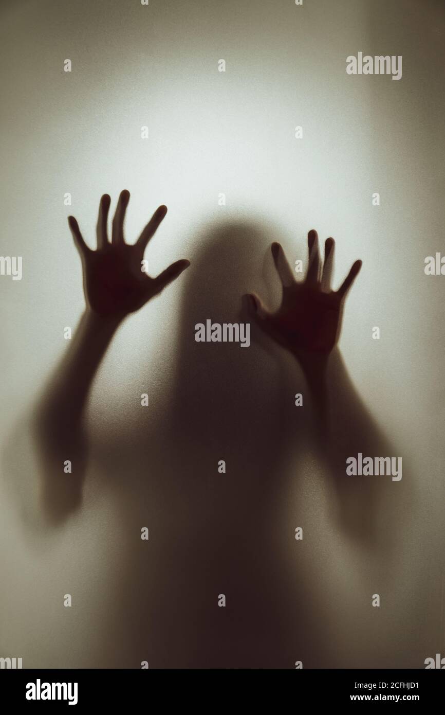 Dark female figure ghost hi-res stock photography and images - Alamy