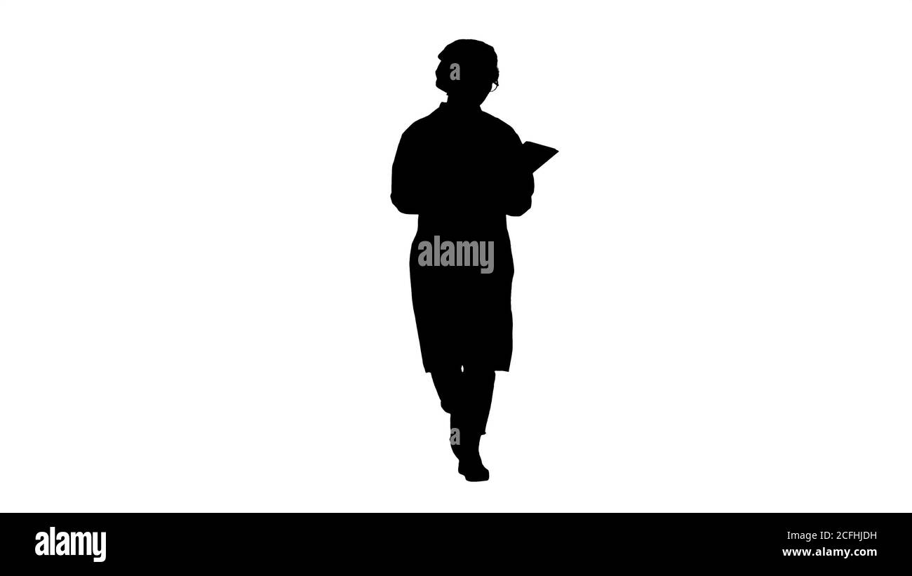 Doctor working tablet in Black and White Stock Photos & Images - Alamy