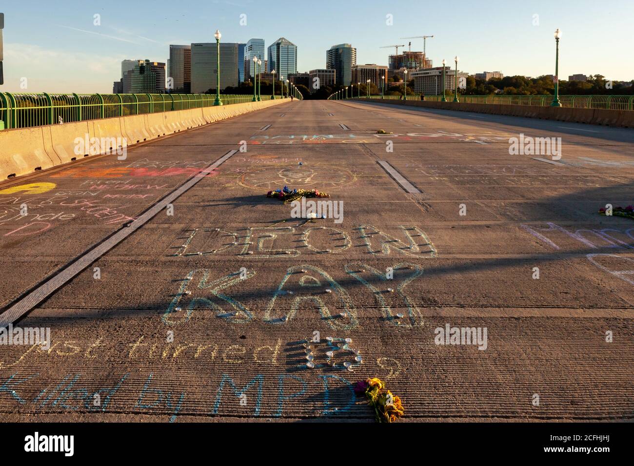 Washington, DC, USA, 5 September, 2020. Pictured: A memorial left to ...