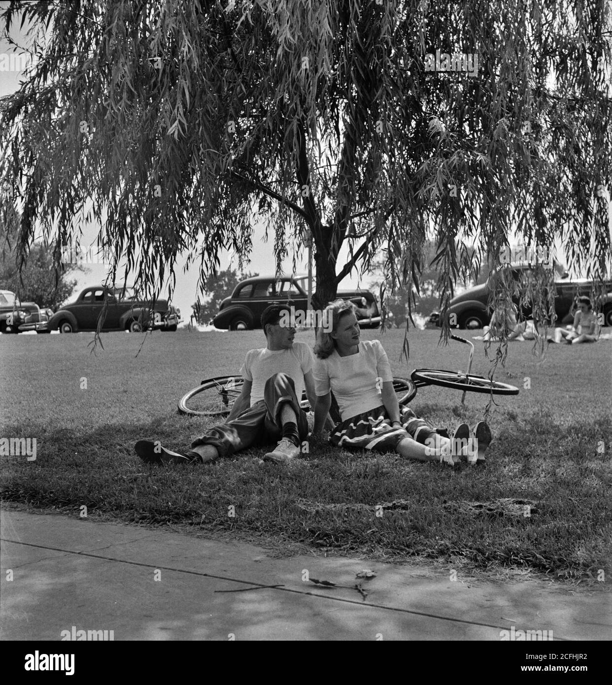 Vintage of american cyclist hi-res stock photography and images - Alamy