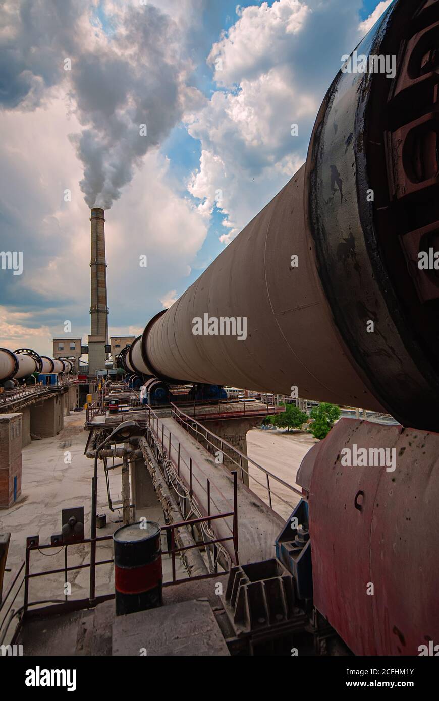 Aerial cement processing hi-res stock photography and images - Alamy