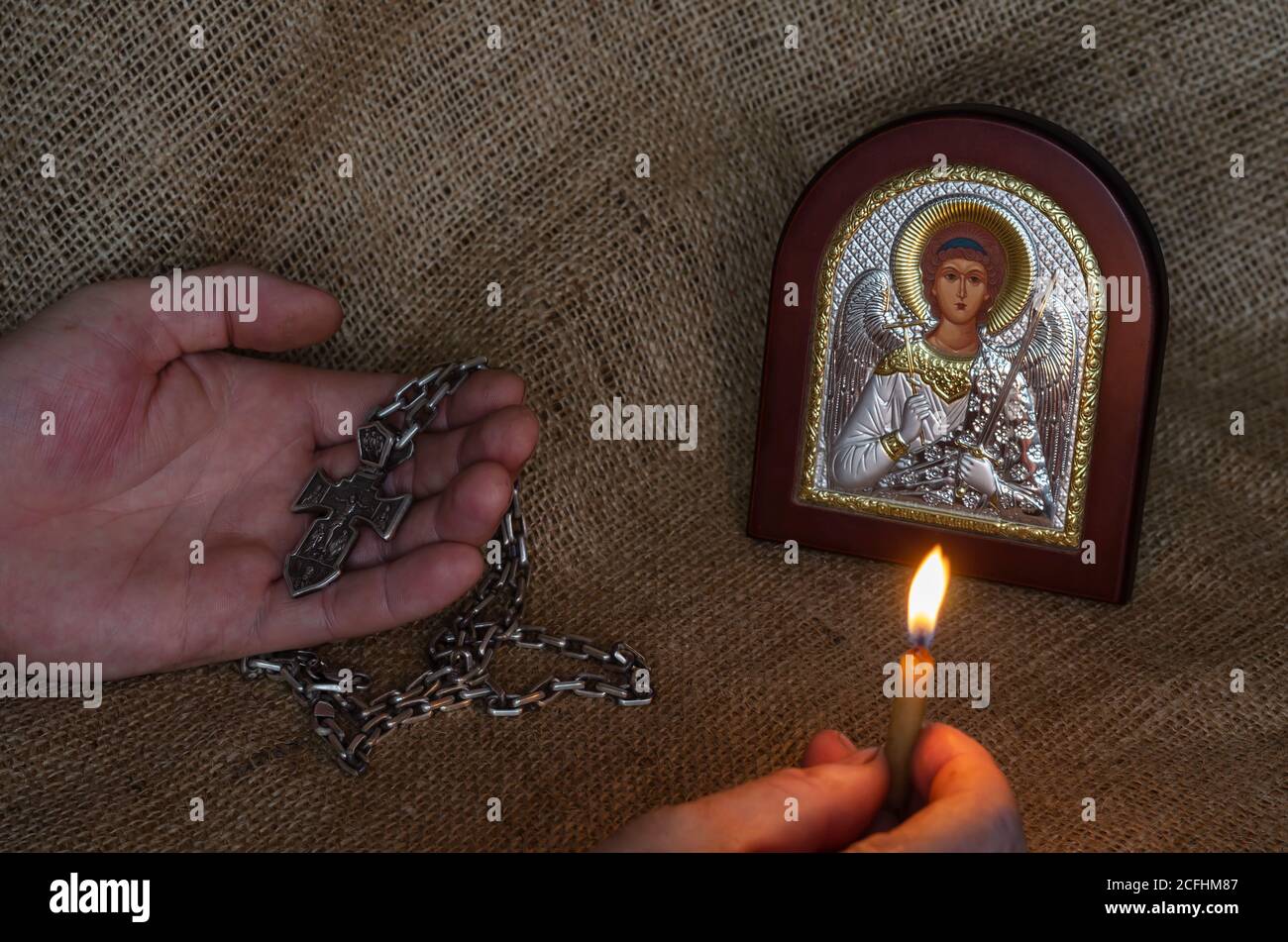 Jesus and angel army hi-res stock photography and images - Alamy