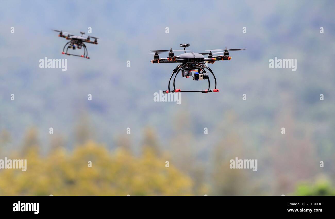 Drones flock hi-res stock photography and images - Alamy