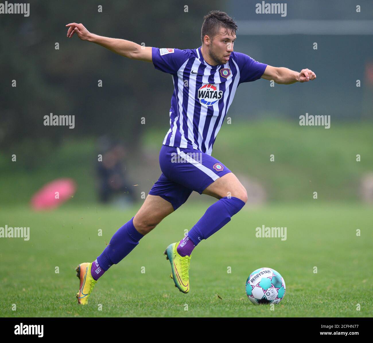 05 September 2020, Saxony, Lößnitz: Football: 2nd Bundesliga, test ...