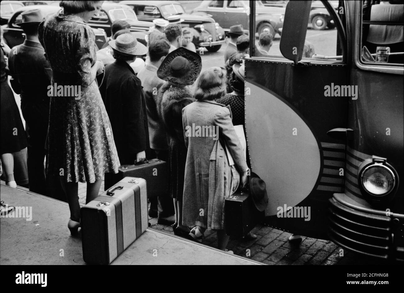 1940s Bus Greyhound High Resolution Stock Photography and Images - Alamy