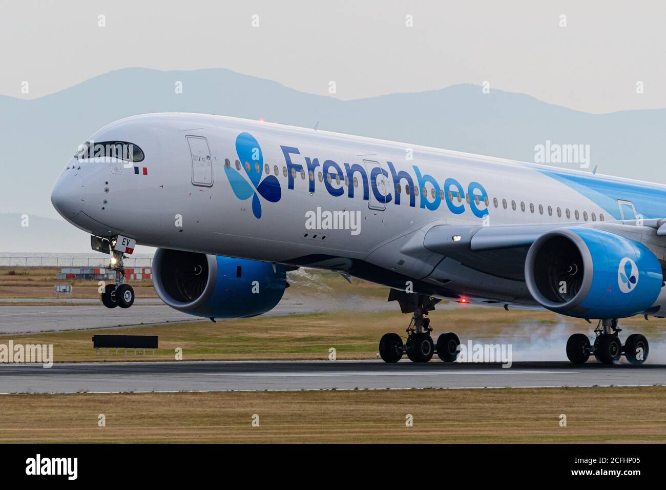 Richmond, British Columbia, Canada. 31st July, 2020. A French bee ...