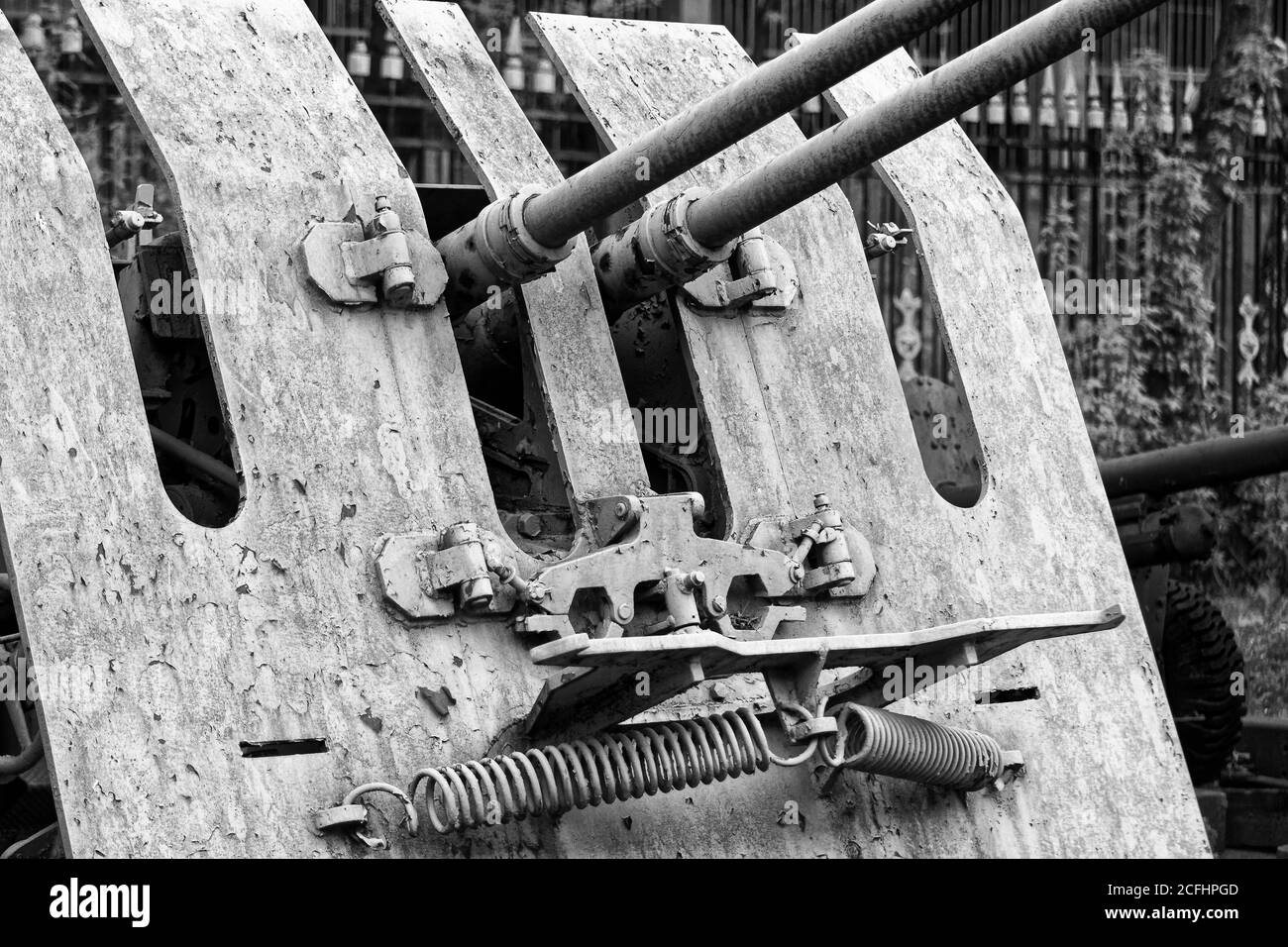 Photo 37 mm anti-aircraft automatic naval gun FLAK-42, model 1942, Nazi ...