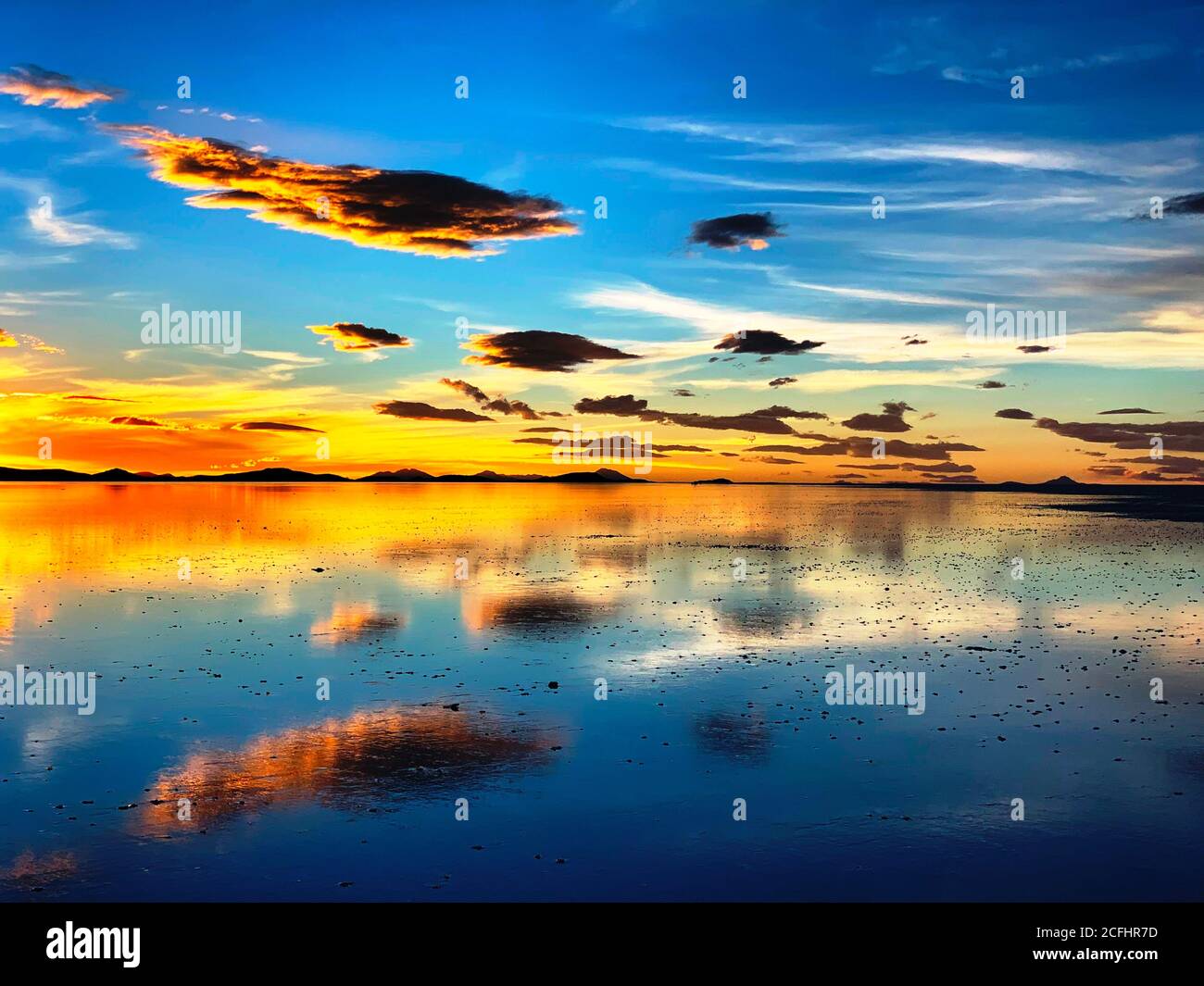 Salar De Uyuni Sunset
