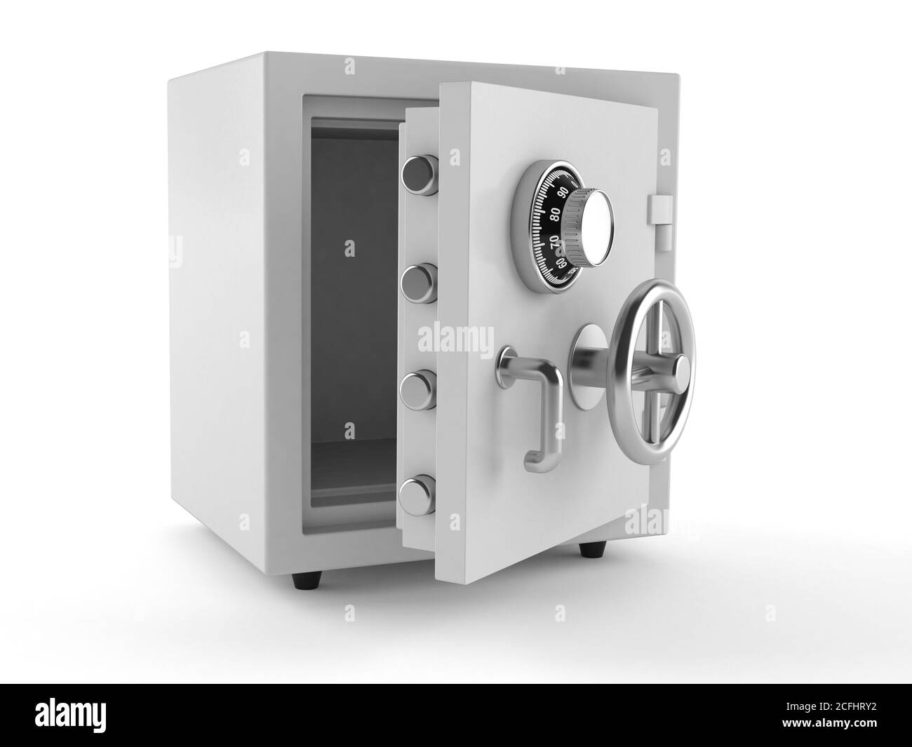 Safe isolated on white background Stock Photo - Alamy