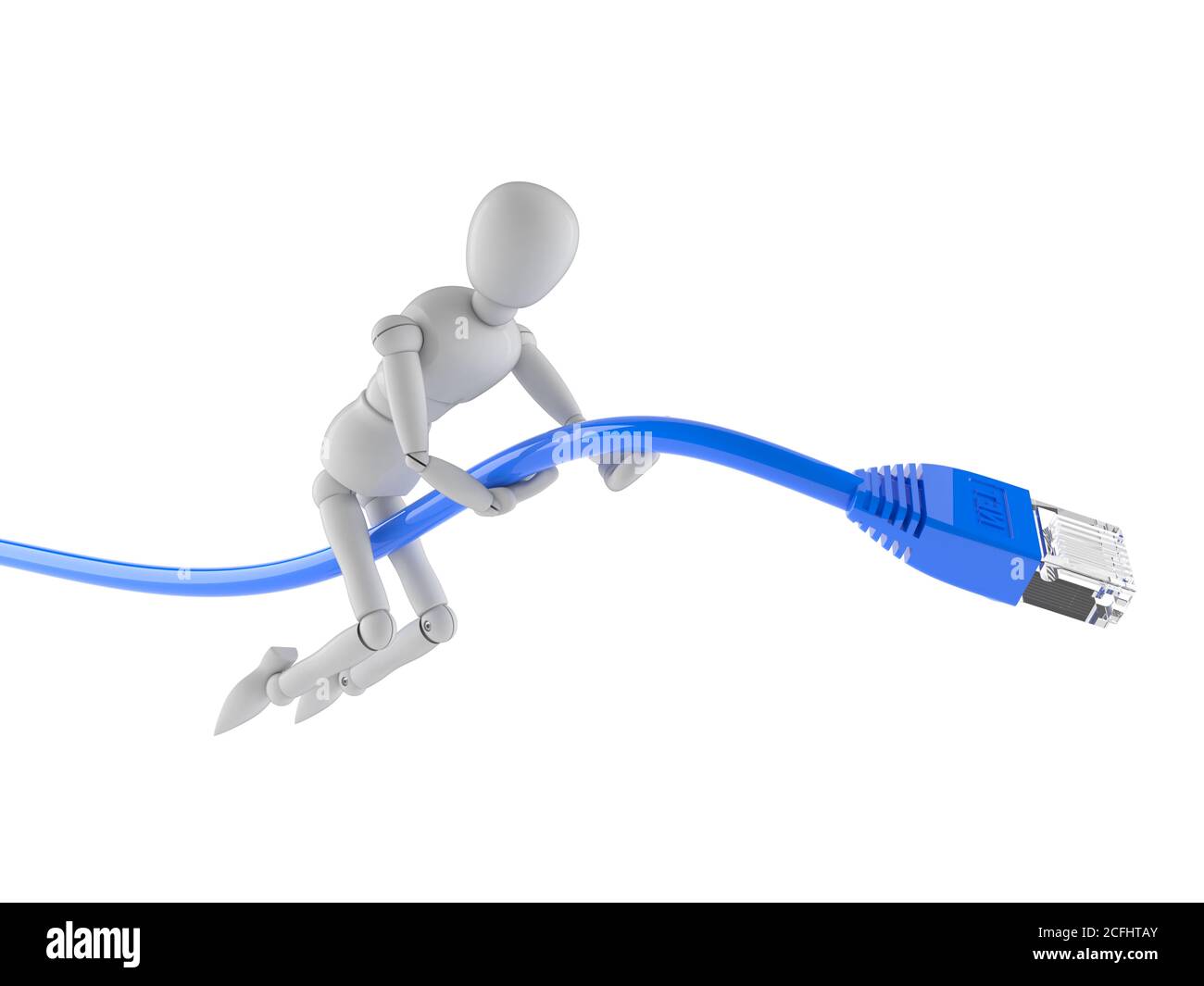 White dummy isolated on white background Stock Photo - Alamy