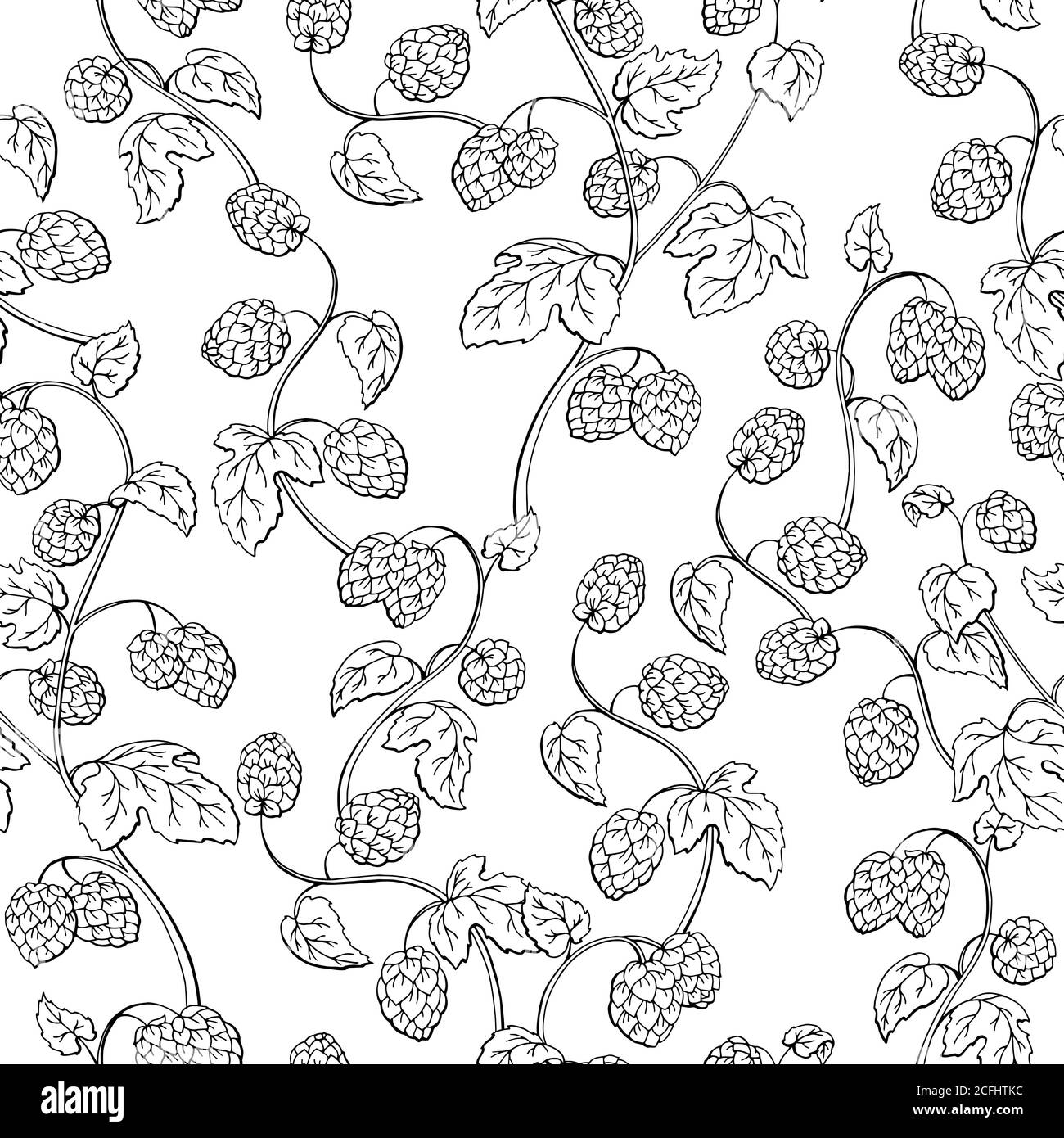 Hops Black and White Stock Photos & Images - Alamy