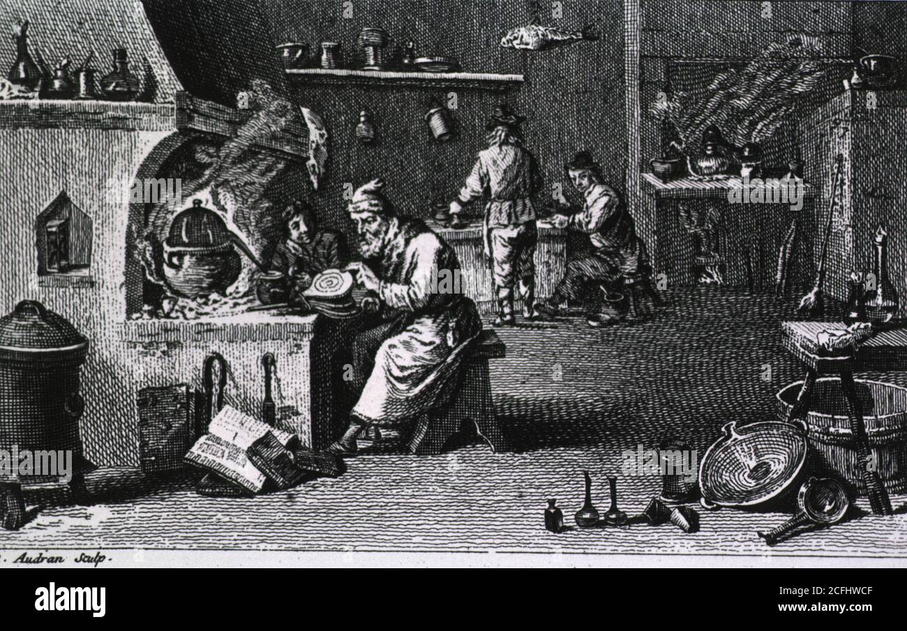 Alchemist in the laboratory hi-res stock photography and images - Alamy