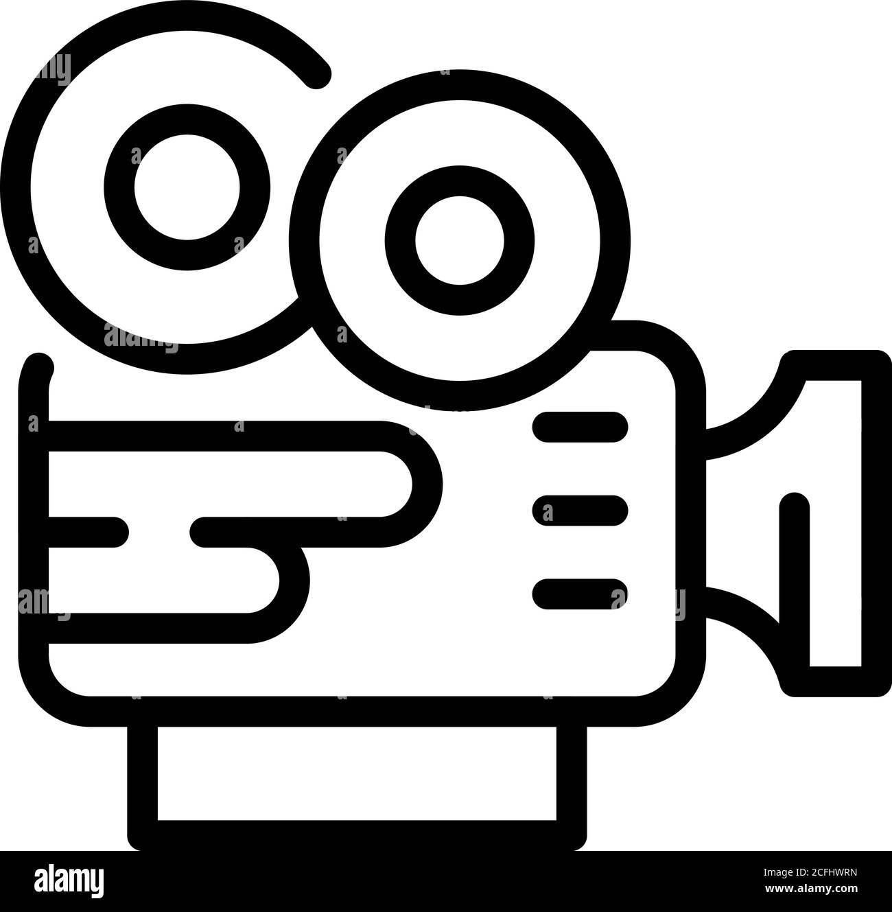 Film making camera icon, outline style Stock Vector Image & Art - Alamy
